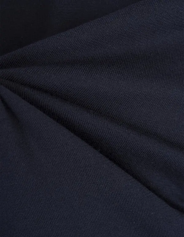 Kiton Short-sleeved Crewneck Knitted T-shirt - Black