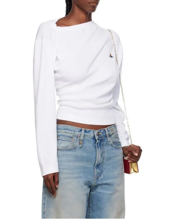 VIVIENNE WESTWOOD Orb-embellished Long Sleeve T-shirt