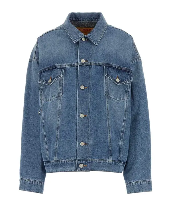 MAGLIANO Long Sleeved Buttoned Denim Jacket