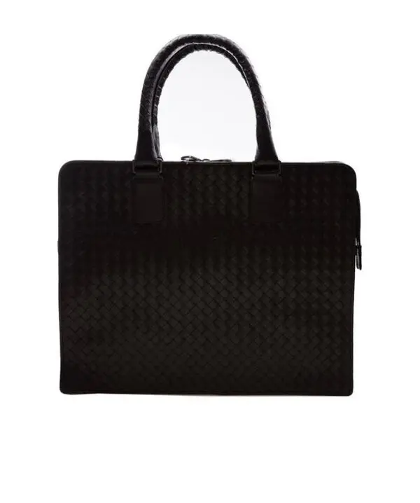 Bottega Veneta Woven Handbag - Dark Brown