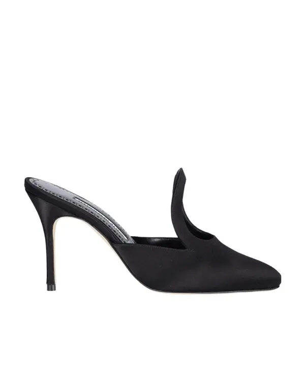Manolo Blahnik Satin Mule