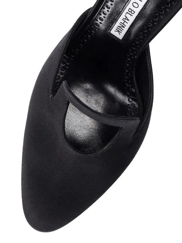 Manolo Blahnik Satin Mule