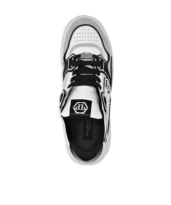 Philipp Plein Hexagon Lo-top Sneakers - White