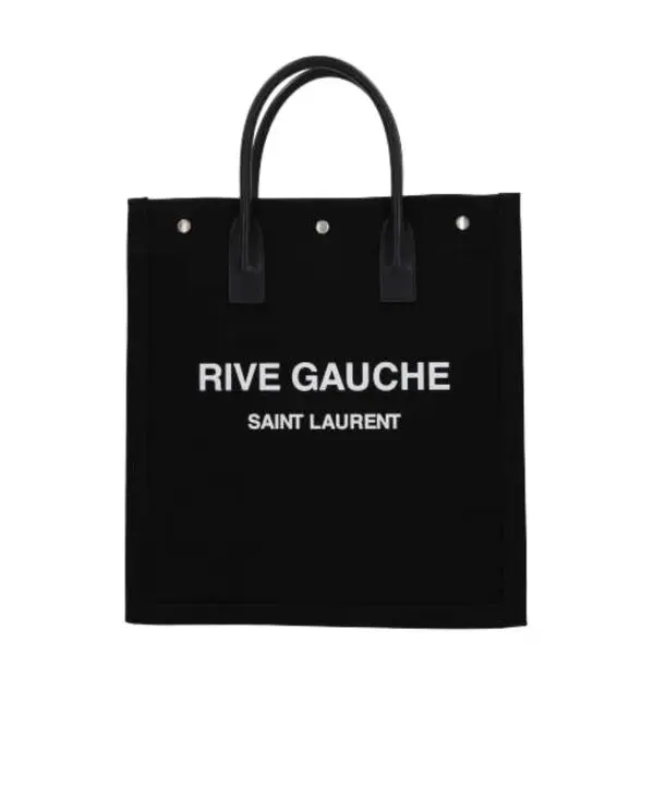Saint Laurent Rive Gauche North/south Tote Bag - Black