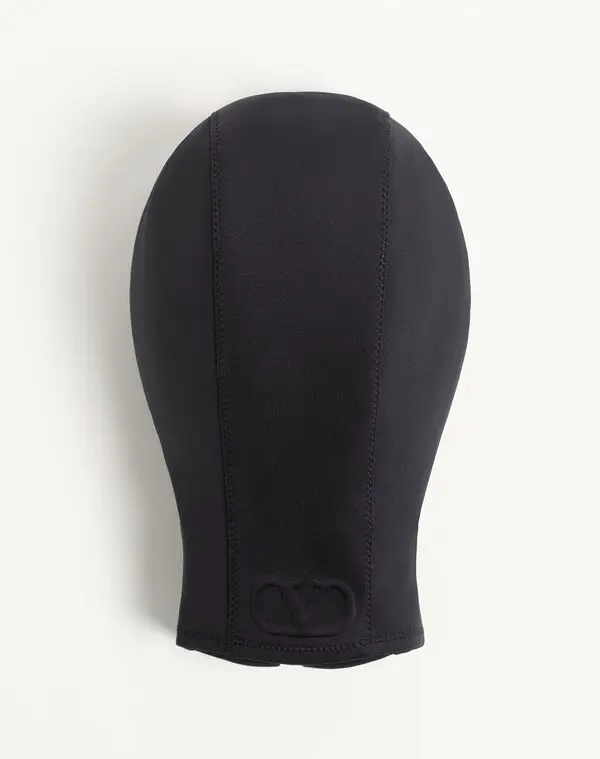 Valentino Garavani Vlogo Embossed Knitted Balaclava
