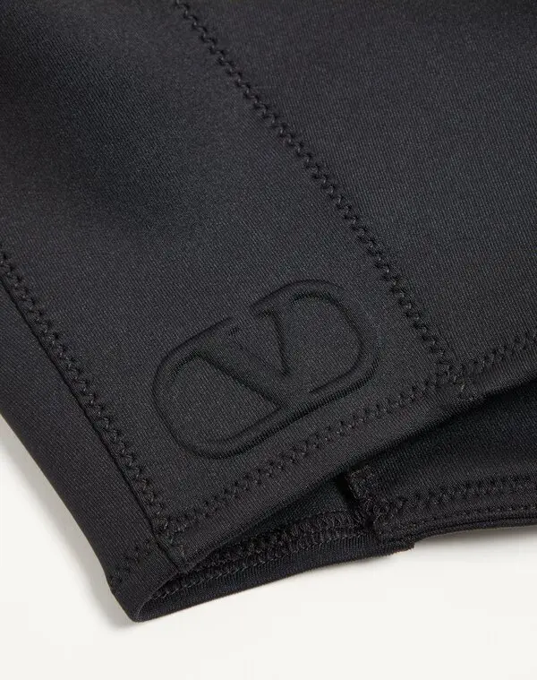 Valentino Garavani Vlogo Embossed Knitted Balaclava