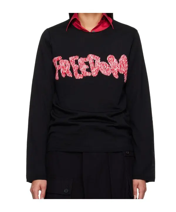 Comme Des Garçons Freedom" Pullover