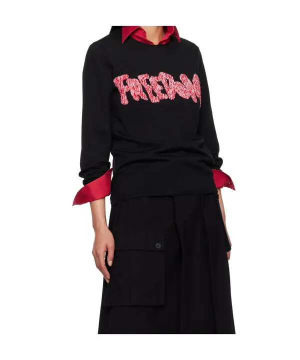 Comme Des Garçons Freedom" Pullover