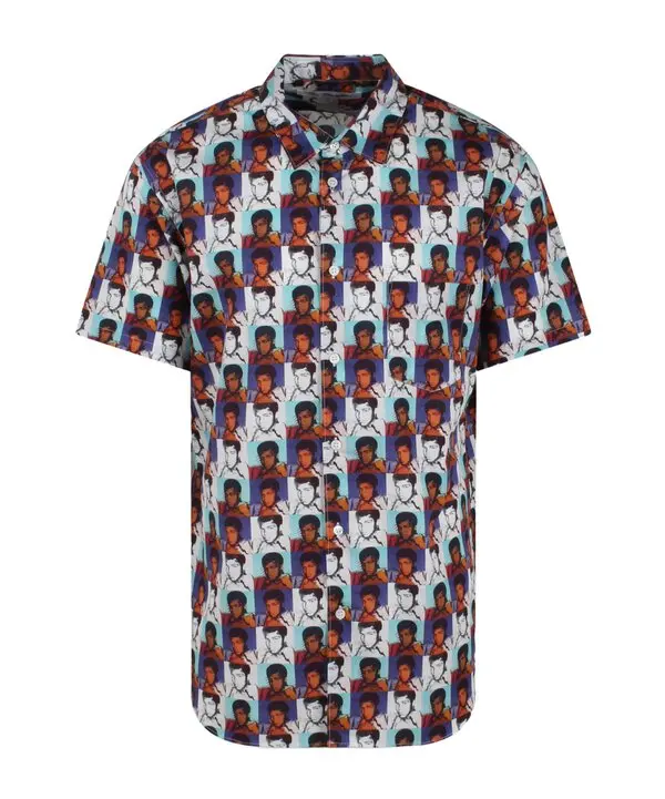 Comme Des Garçons Graphic Printed Buttoned Shirt - Multicolor