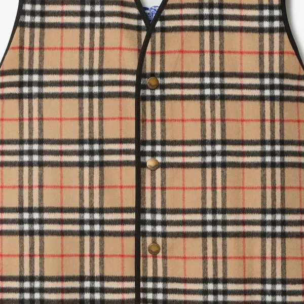 Burberry Wool Cashmere Check Warmer