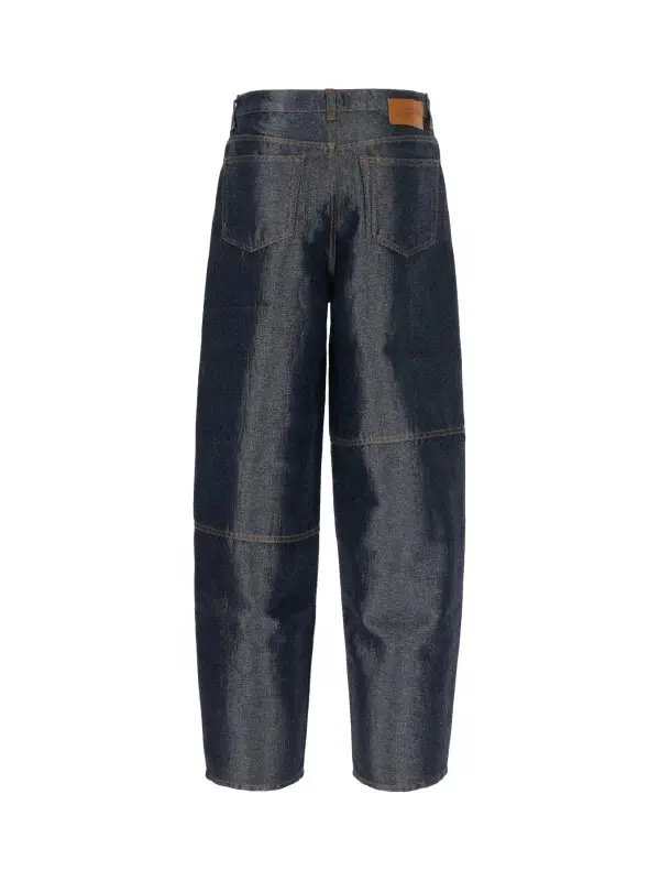 GANNI Wide Leg Denim Jeans