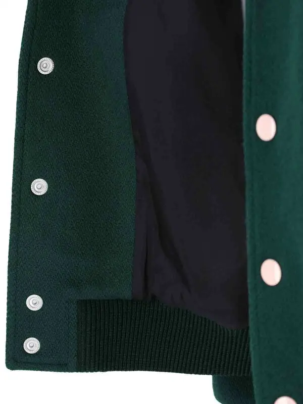 Celine Triomphe Teddy Jacket In Textured Wool