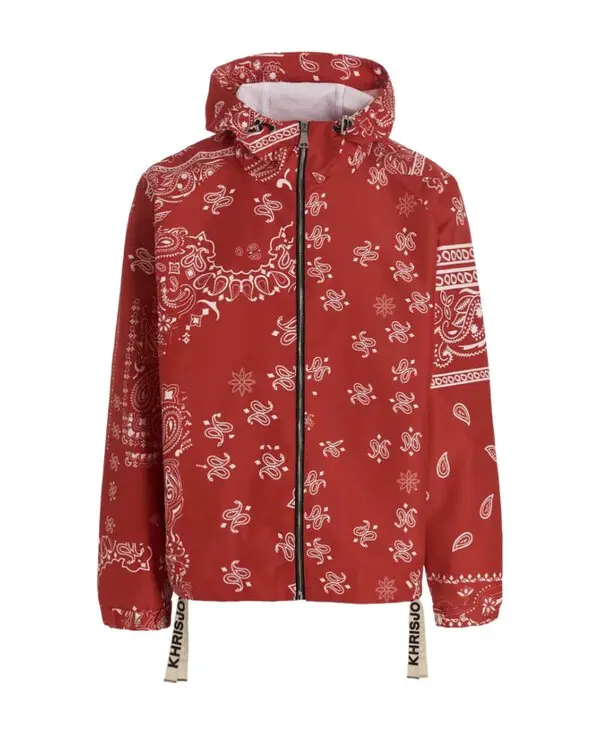 Khrisjoy Paisley Embroidery Hooded Jacket