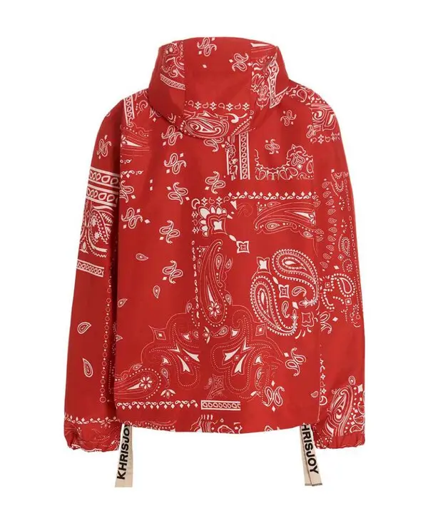 Khrisjoy Paisley Embroidery Hooded Jacket