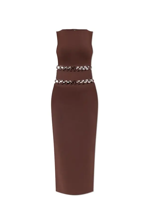 Cult Gaia Sleeveless Dress With Chain Detail