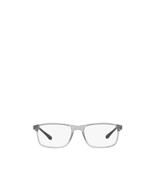 Emporio Armani Transparent Rectangle-frame Glasses - White