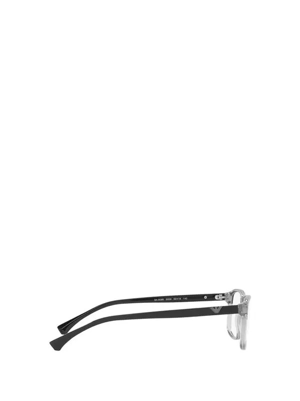 Emporio Armani Rectangle Frame Eyeglasses - White
