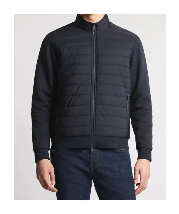 FAY Padded Bomber Jacket With Zipper Closure