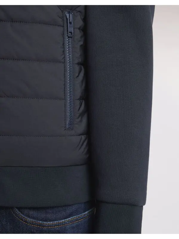 FAY Padded Bomber Jacket With Zipper Closure