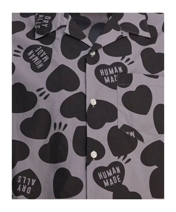 HUMAN MADE Heart Vacation Shirt - Grey