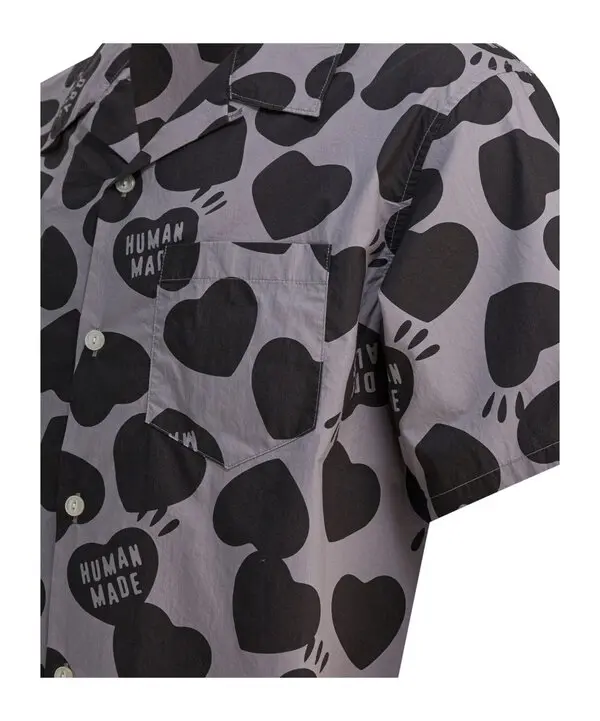 HUMAN MADE Heart Vacation Shirt - Grey