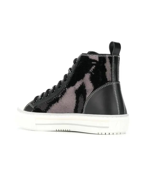 Valentino Garavani Sequined High-top Sneakers