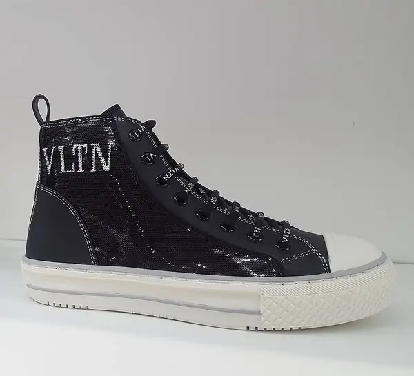 Valentino Garavani Sequined High-top Sneakers