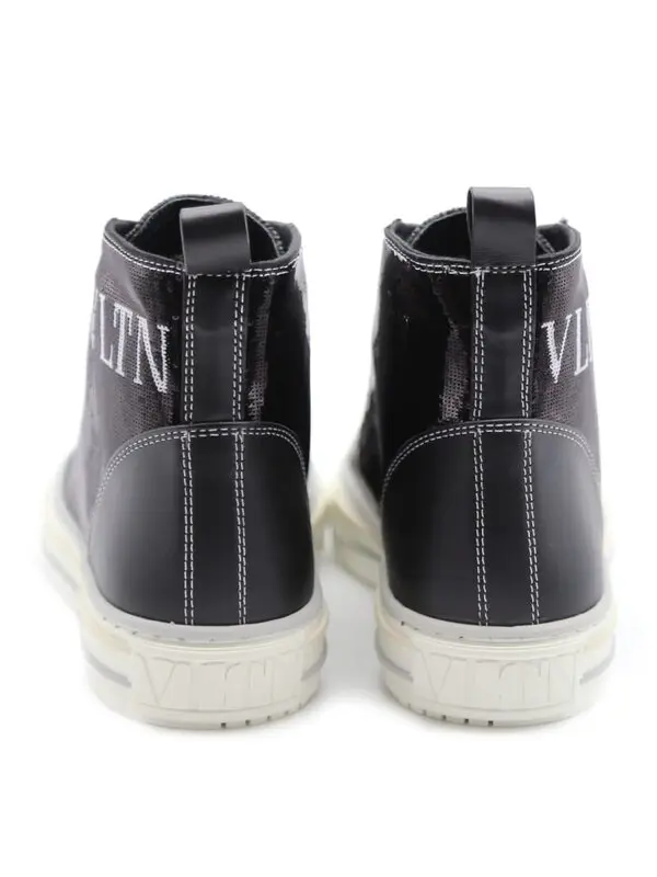 Valentino Garavani Sequined High-top Sneakers