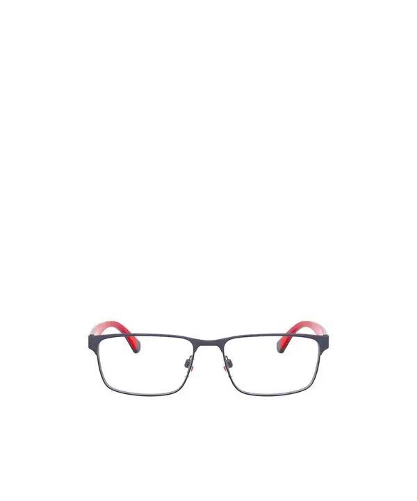 Emporio Armani Two-tone Embossed Logo Glasses - Blue