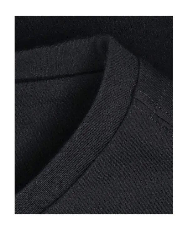 Prada Logo Plaque Crewneck T-shirt - Black