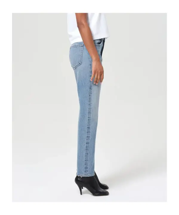 AGOLDE 90's Pinch Waist High Rise Straight Leg Jeans - Stage
