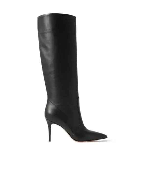 GIANVITO ROSSI Knee-high Stiletto Boots - Black