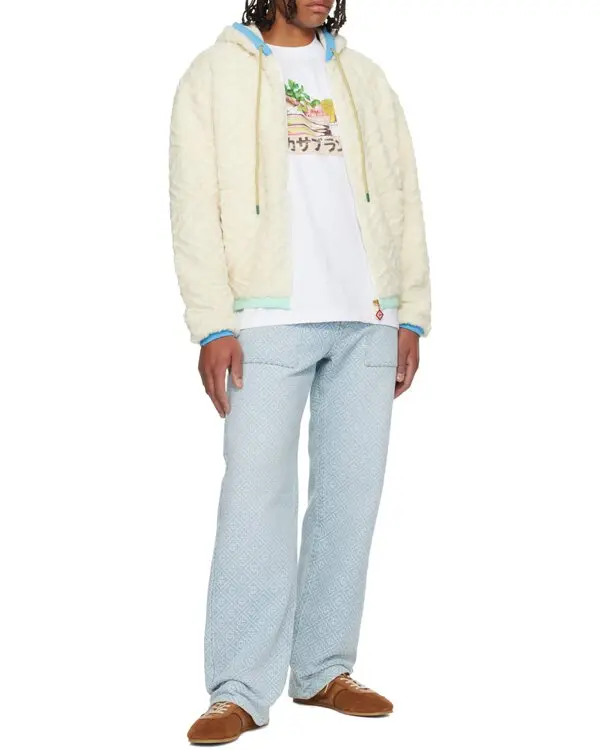 Casablanca Geometric Pattern Jeans