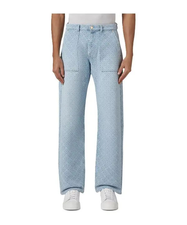 Casablanca Geometric Pattern Jeans