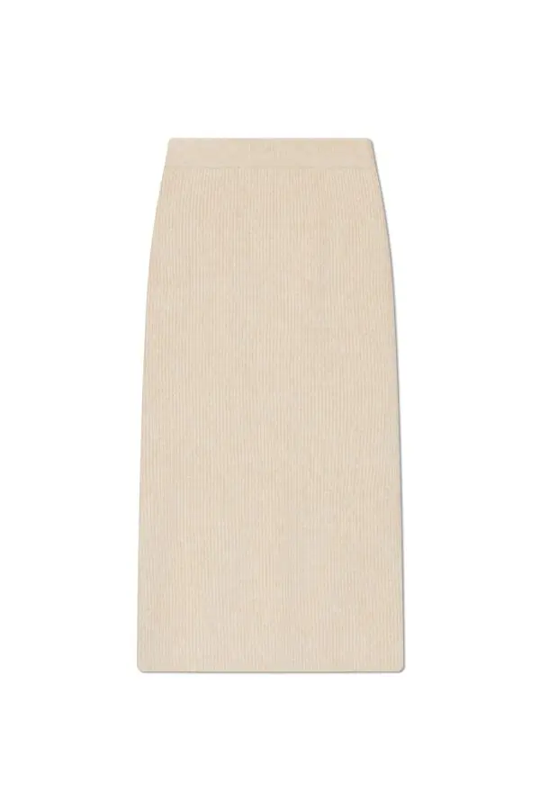 Cult Gaia Elastic Waist Skirt - Nude