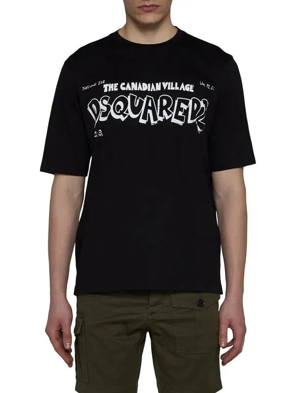 Dsquared2 Logo Printed Crewneck T-shirt