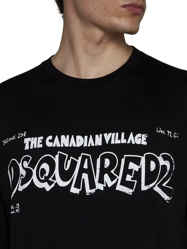 Dsquared2 Logo Printed Crewneck T-shirt
