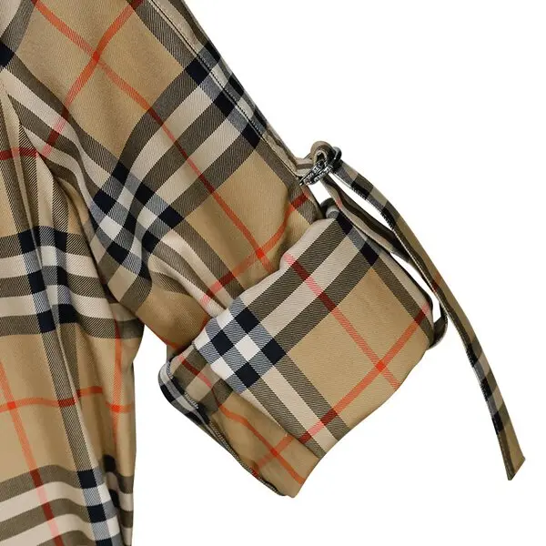 Burberry Vintage Check Belted Shirt Dress