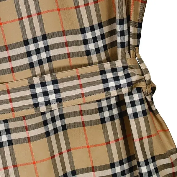 Burberry Vintage Check Belted Shirt Dress