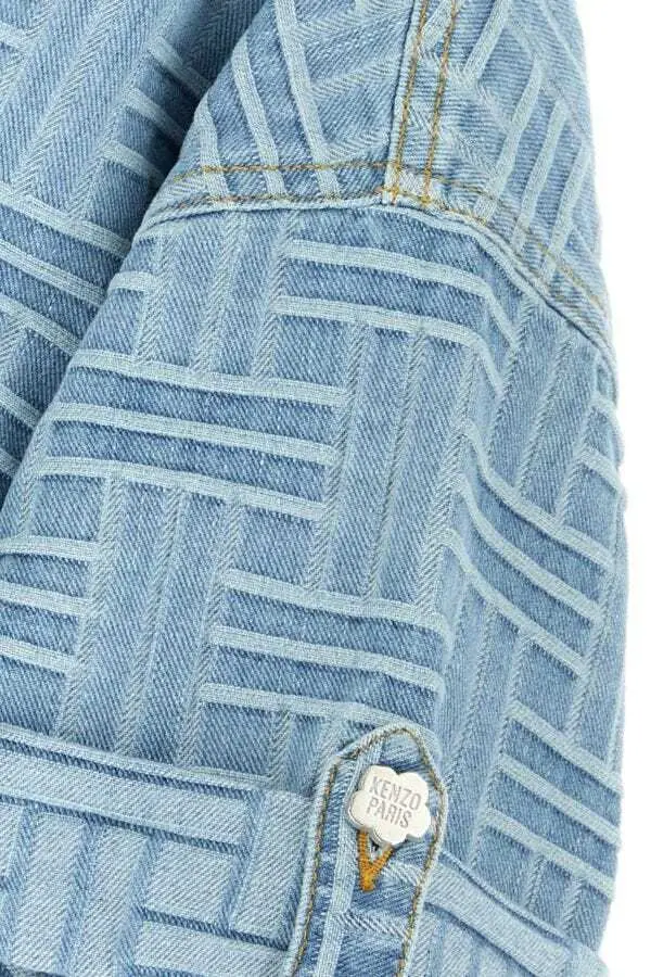 Kenzo Weave Stone Bleach Oversized Shirt