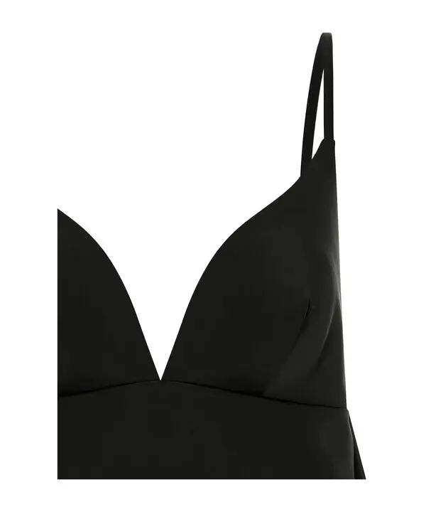 Elisabetta Franchi Duchesse Mini Dress - Black
