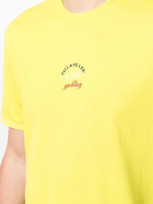 PAUL  SHARK Logo Print T-shirt