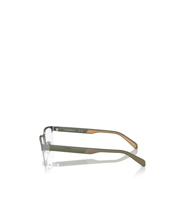 Emporio Armani Rectangular Eyeglasses - Gray