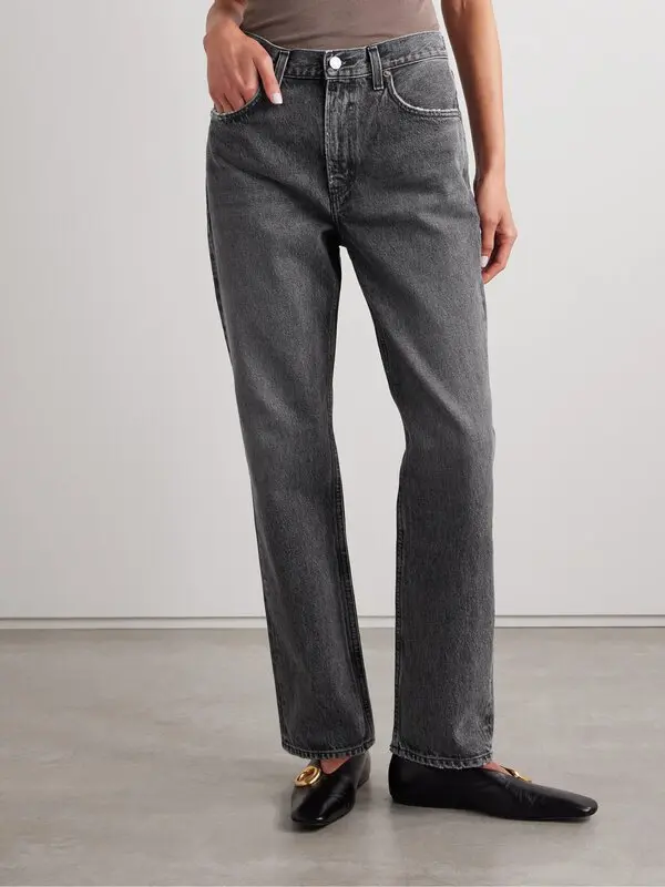 AGOLDE Mid-rise Straight-leg Denim Trousers