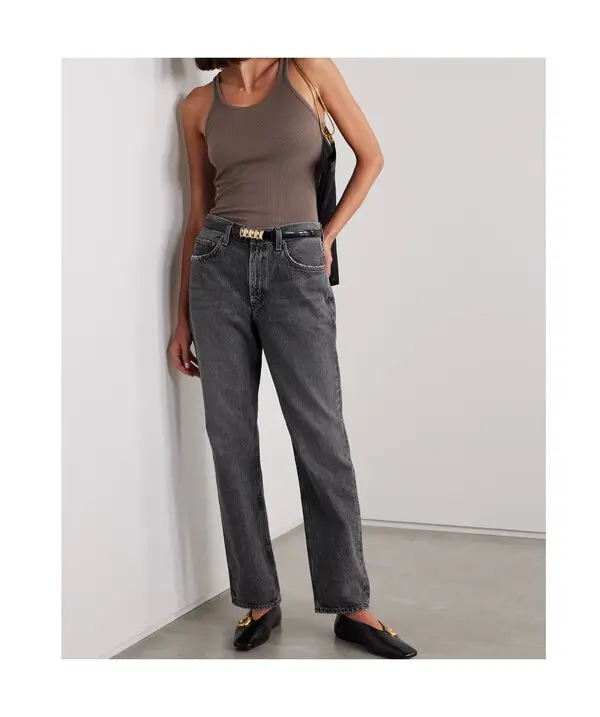 AGOLDE Mid-rise Straight-leg Denim Trousers