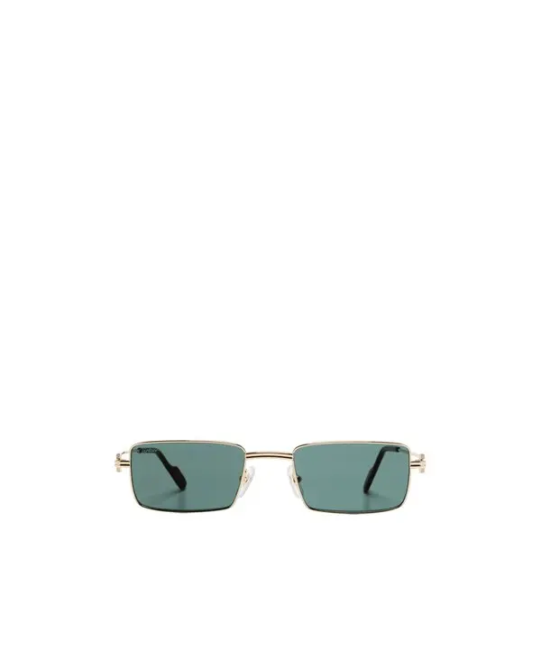 Cartier Rectangular Full-rim Sunglasses - Gold