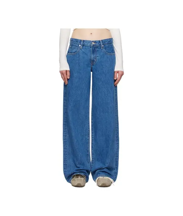 SLVRLAKE Five-pocket Denim Trousers - Blue