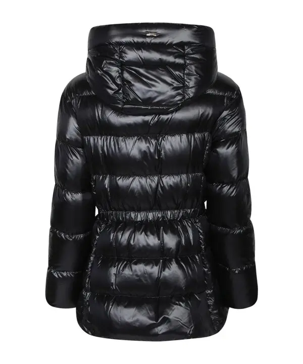 Herno Padded Down Jacket With Drawstring Hood And Waist
