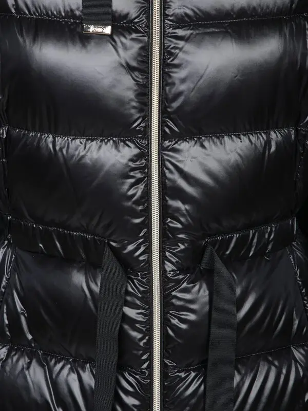 Herno Padded Down Jacket With Drawstring Hood And Waist