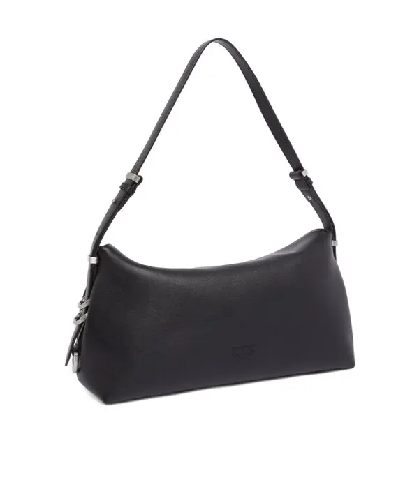 Pinko Logo Detailed Shoulder Bag - Black